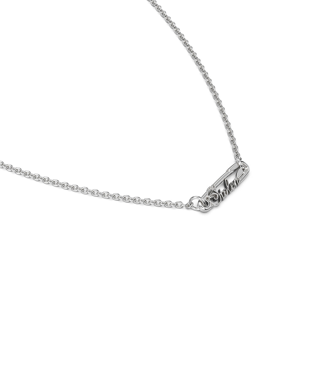 Stolen Girlfriends Club - Sterling Silver Rose Pin Necklace